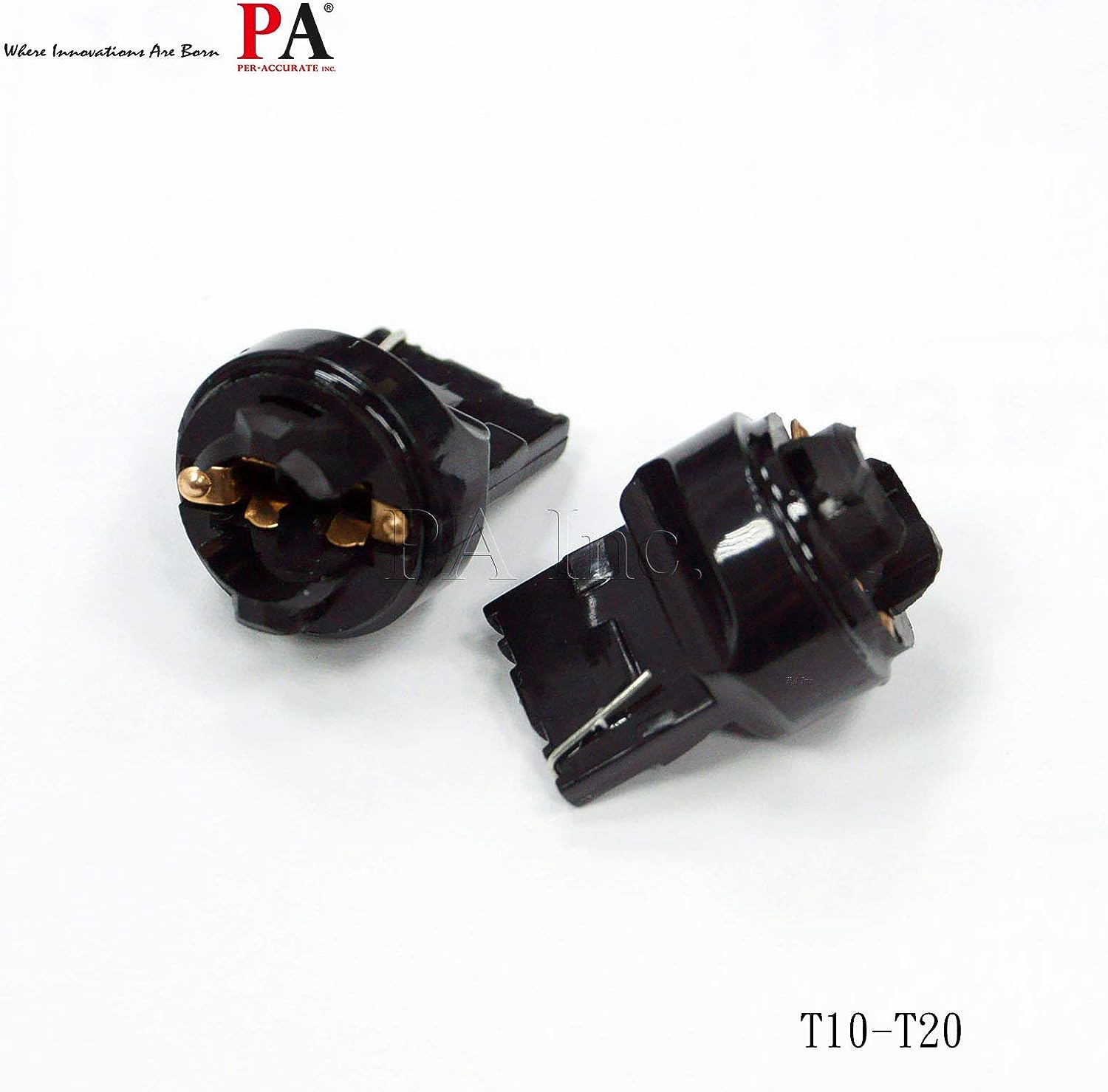 T10 168 194 to T20 (7440) Bulb Base Converter Transform Socket Adapter