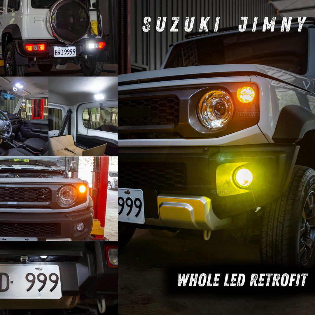 Suzuki Jimny LED Light Bulbs Replacement Retrofit Package