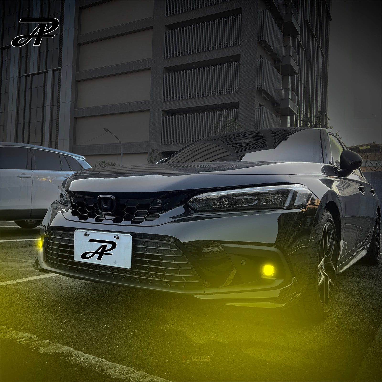 For Honda Civic 11th Gen MK11 LED Fog Lights Bulbs White Yellow Lamp R