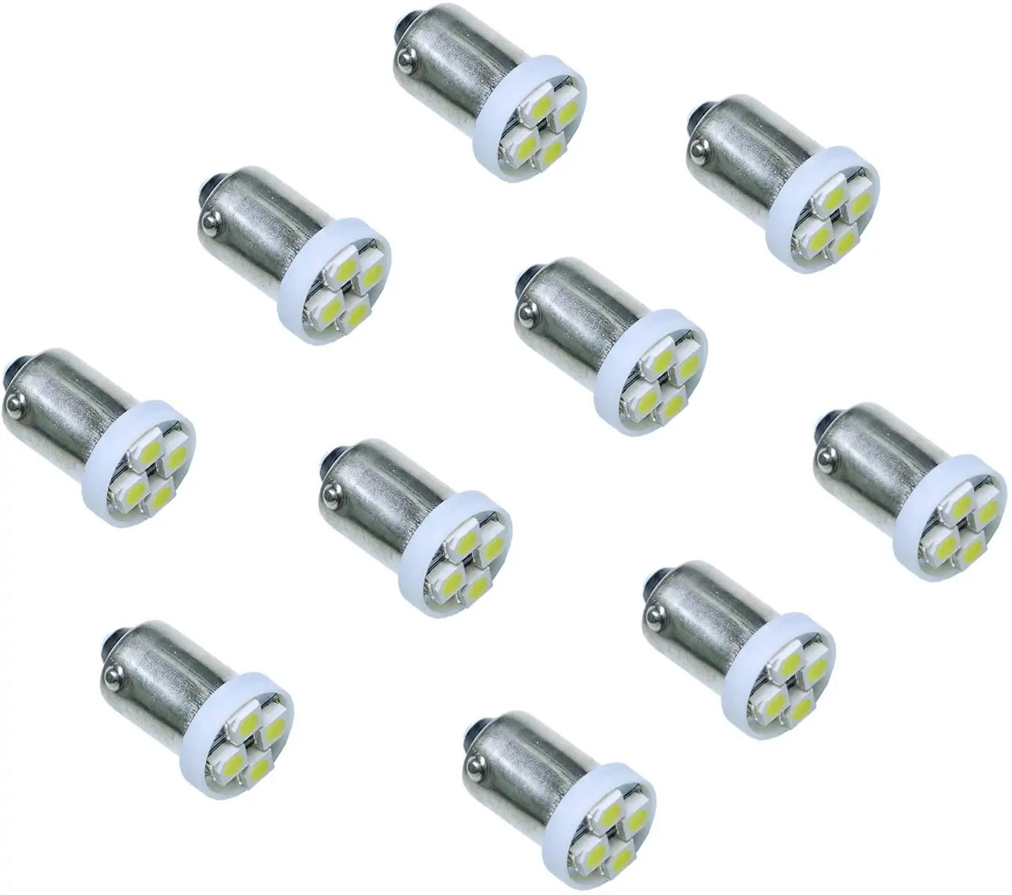LED Bayonet Arcade Pinball Machine Light Bulb 4SMD BA9S #1893 #44 #47