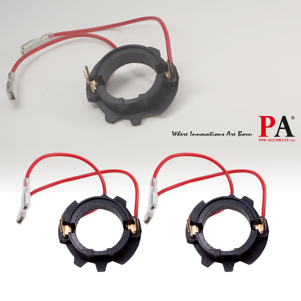 Headlight Adapters, 1 PCS LED Adapter Bulbs Holders Headlight Bulbs Ba